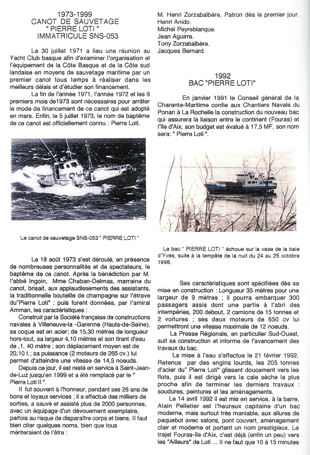 Navires portant le nom de Pierre Loti | Association Internationale des ...